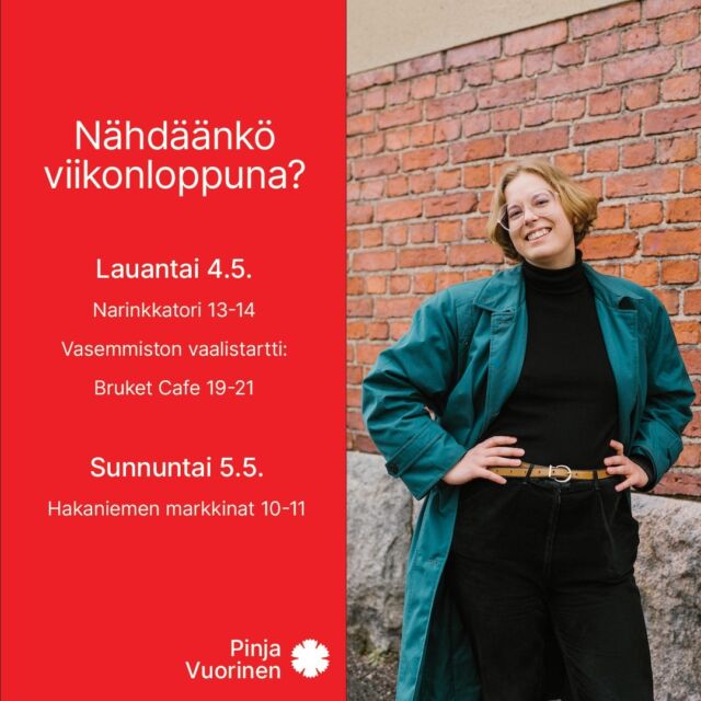 Jotta meillä olisi tulevaisuus! – Pinja Vuorinen